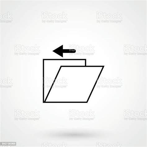 폴더 아이콘입니다 관리자 로그인 하십시오입니다 사무실 기호입니다 흰색 바탕에 얇은 선 아이콘입니다 벡터 일러스트입니다 0명에