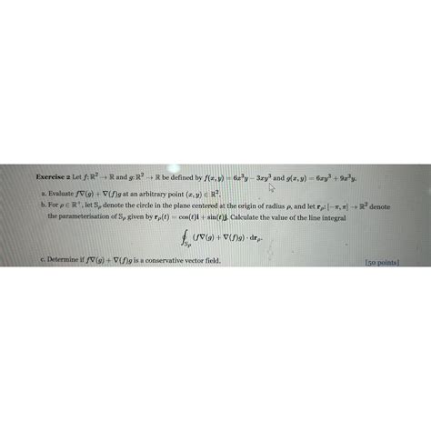 solved exercise 2 ﻿let f r2→r ﻿and g r2→r ﻿be defined by