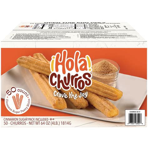 ¡hola Churros 10 Plain 50 Count 1820958 2599 Down From 2649