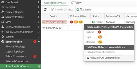 Technical Tip How To Detect Iot Device Vulnerabil Fortinet Community