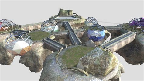 Reflection Pods Large Event Space D Model By Vatom Spaces Vatomspaces F D Sketchfab