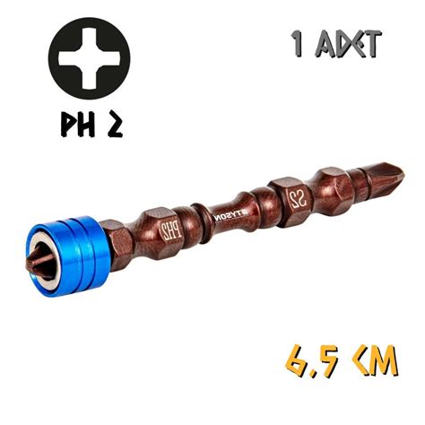 Kupa Tyson Mıknatıslı Bits Uç Çift Yönlü Ph2 Yıldız 6 5 Cm 1 Adet
