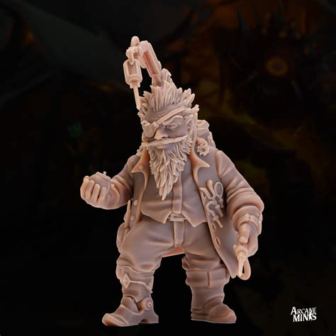 Gnome Inventor By Arcane Minis Please Read Description Print On De The Meeple Room