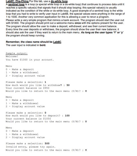 Answered A Sentinel Loop Is A Loop A Special Bartleby