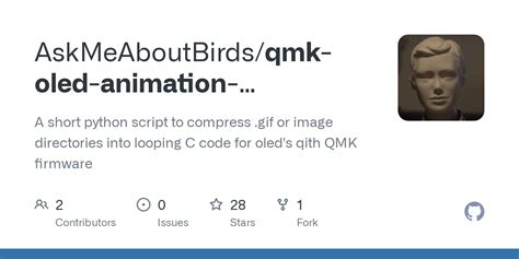 GitHub AskMeAboutBirds Qmk Oled Animation Compressor A Short Python Script To Compress