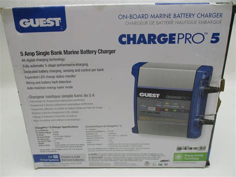 Guest Charge Pro 555 Guest On Board Battery Charger 15a 12v 3 Bank
