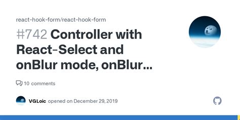 Controller With React Select And Onblur Mode Onblur Event Clears The Value Of The Input · Issue