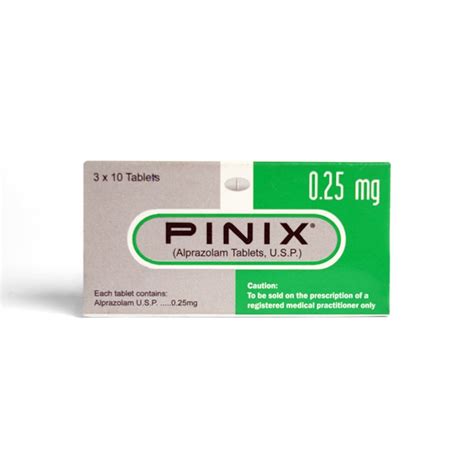 Pinix 025mg Tablet 10 S Uses Benefits Side Effects