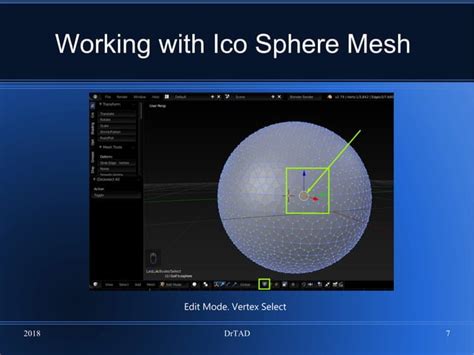 DrTAD Blender Software Example A Modeling Based On Spherical Primitives D Golf Ball