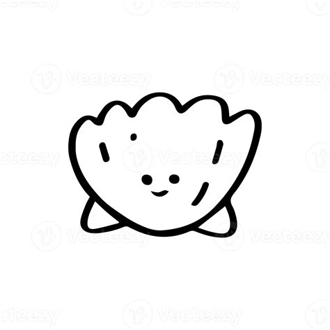 Shell Fish Hand Drawn Illustration 15152728 Png