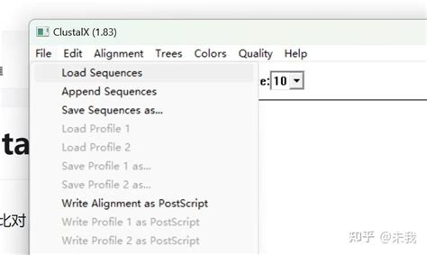Clustalx Mega7 序列比对及进化树构建 知乎