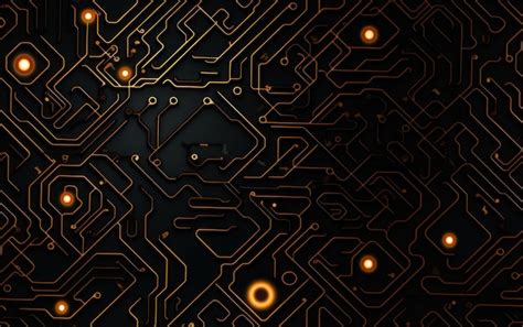 Premium Ai Image Virtual Tech Circuit Backdrop