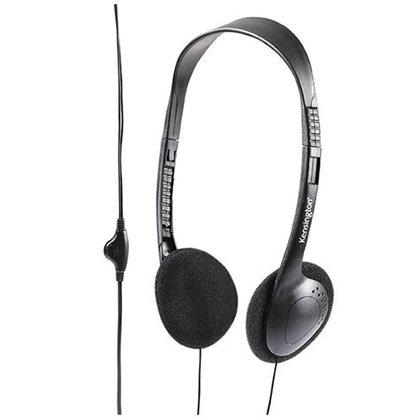 Edu Headphone With Volume Control Black At Wayne Tisdale Blog