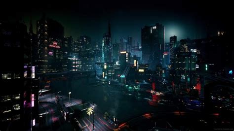 Night City Cyberpunk 2077 Live Wallpaper Moewalls