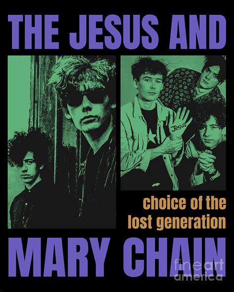 Jesus And Mary Chain 80s Fan Made Digital Art By Pipi Robin Fine