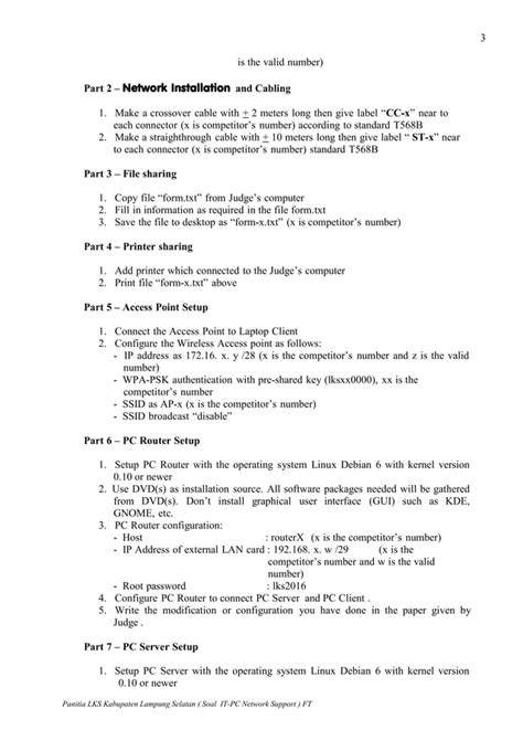 Soal It Pc Networking Support Lkslamsel 2016 PDF