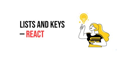 lists and keys in react