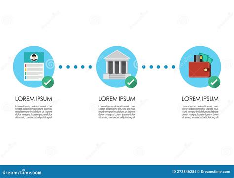 Payment Processing Line Icons Collection Transactions Processing