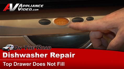 Fisher And Paykel Dd602 Ss Dishwasher Repair Top Drawer Does Not Fill