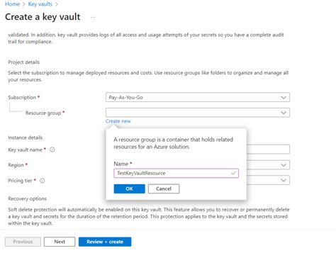 Create And Retrieve Secrets From The Azure Key Vault Using An Aspnet