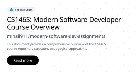 Mihail911modern Software Dev Assignments Deepwiki