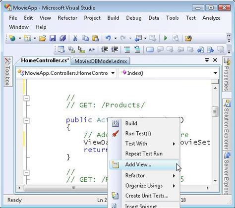 使用 Aspnet Mvc 在 15 分鐘內建立電影資料庫應用程式 C Microsoft Learn