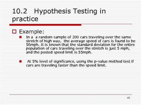 Chapter 9 Hypothesis Testing Population Mean And Proportion