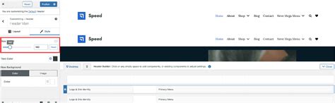 How To Shrink The Sticky Header On Scroll In Neve Pro Themeisle Docs