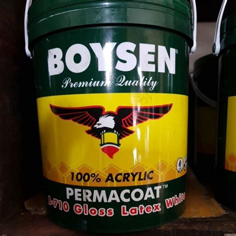 B 710 Boysen Gloss Latex White 1 Gallon♬ Lazada Ph