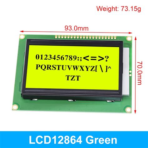Lcd Module Blue Green Screen For Arduino 0802 1602 2004 12864 Lcd
