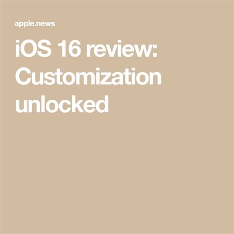 An Iphone Is Shown With The Text Apple Review Customization Unlocked