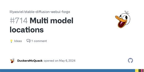 Multi Model Locations Lllyasviel Stable Diffusion Webui Forge Discussion GitHub