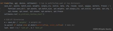 【yolov5】保姆级别源码讲解之 模型训练部分trainpy文件yolov5 Trainpy Csdn博客