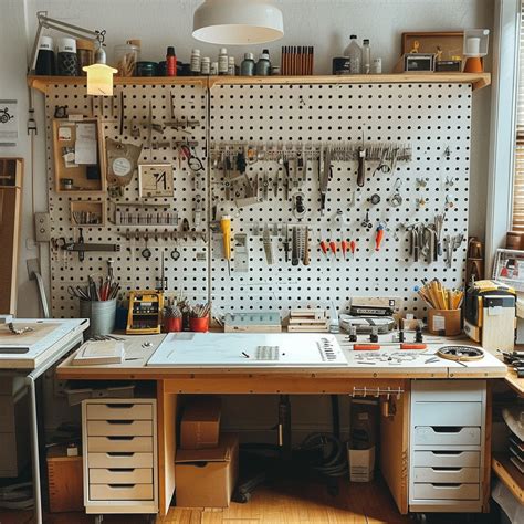 Free Organized Workbench Space Image Workbench Tools Organization