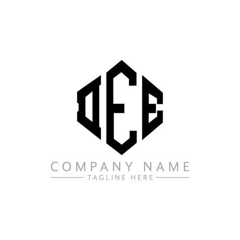 Dee Letter Logo Design With Polygon Shape Dee Polygon And Cube Shape