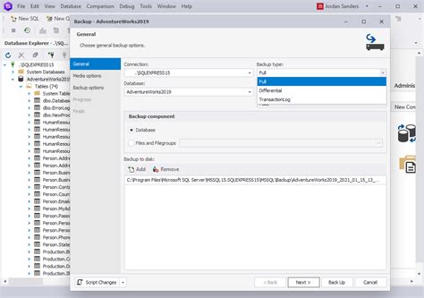 How To Back Up A Sql Server Database To Move It To Another Server