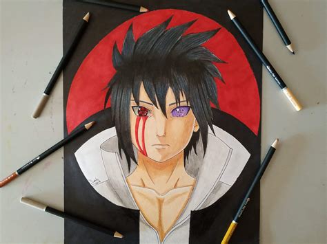 How To Draw Sasuke Uchiha Shippuden