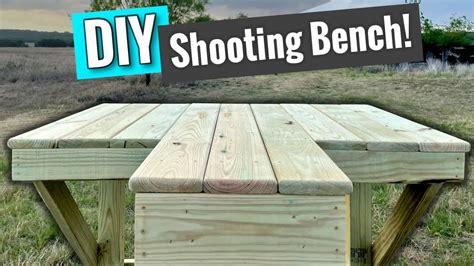 Dimensions For A Shooting Bench At Frederick Barrett Blog