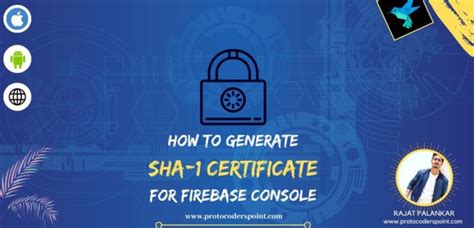 How To Generate SHA1 Key Fingerprint Certificate For Firebase Android