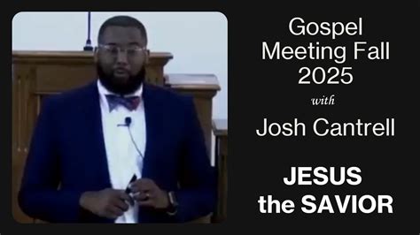 2025 Meeting With Josh Cantrell