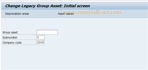 AS SAP Tcode Change Old Group Asset AS SAP Tcode Change Old Group Asset