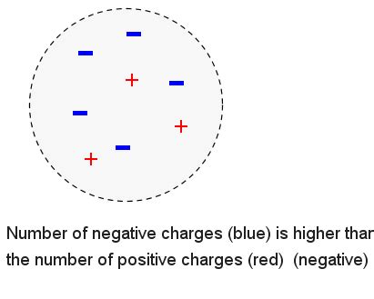 Negatively Charged Particle