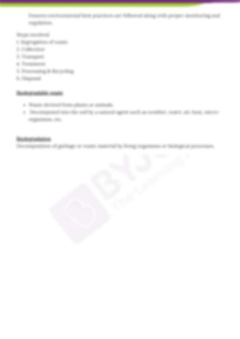 Solution Cbse Class 10 Science Notes Chapter 15 Our Environment
