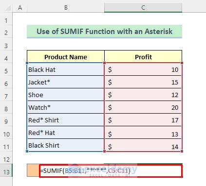 How To Use SUMIF With Text In Excel 9 Easy Ways ExcelDemy