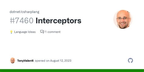 interceptors · dotnet csharplang · discussion 7460 · github