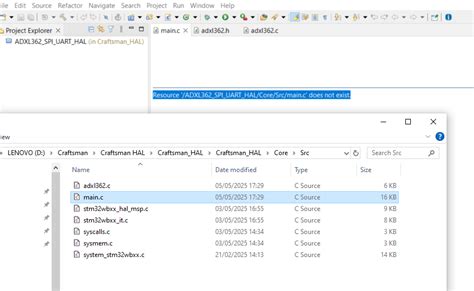 Solved Resource Does Not Exist Yet There Is It In The Dir Stmicroelectronics Community