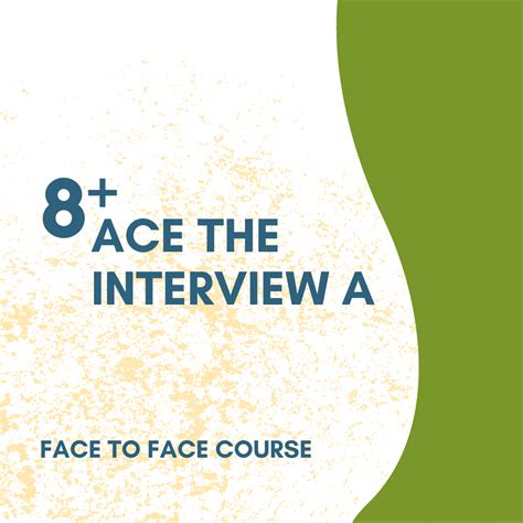 8 Ace The Interview A Prepplus