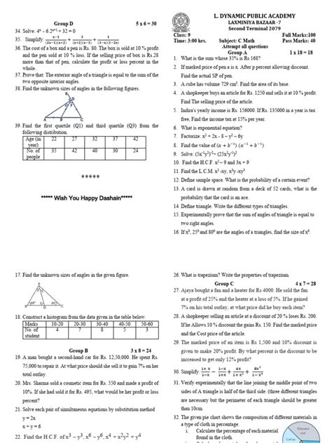 C Math 9 2nd 079 Pdf Triangle