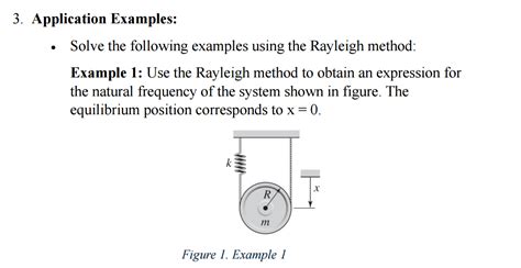 Solved Application Examples Solve The Following Examples Chegg