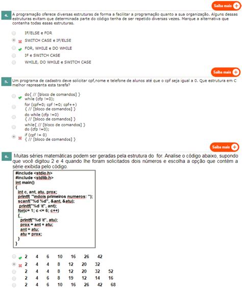 Aula Teste de Conhecimento Linguagem de Programação Programação I